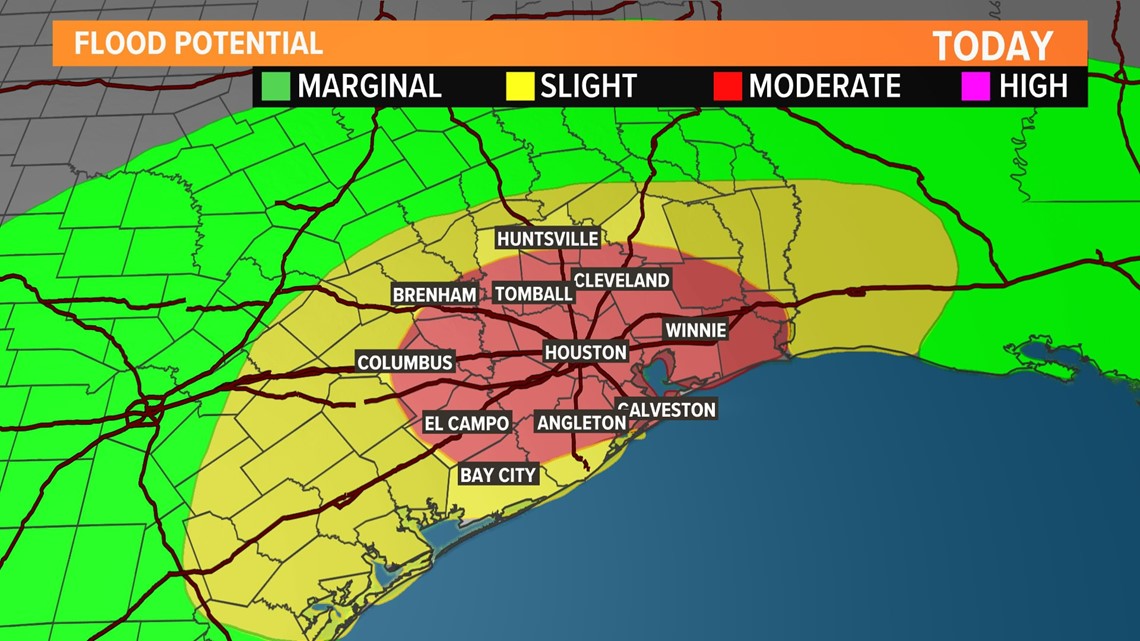 Photos: Halloween storms bring damage to parts of Houston area | khou.com