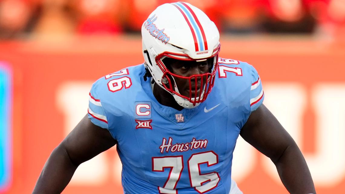 Houston's Patrick Paul picked by Miami Dolphins | 2024 NFL Draft | khou.com