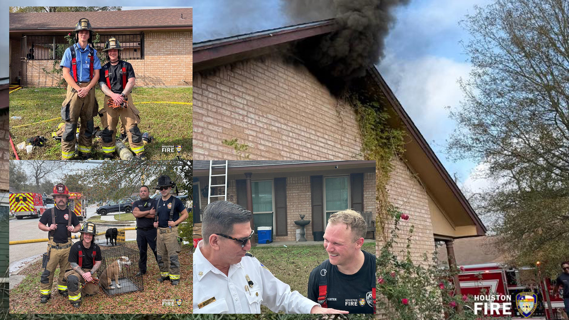 Houston firefighters battle three fires on Christmas Eve morning ...