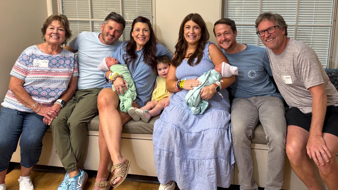 Houston twins give birth twelve hours apart at same hospital | khou.com