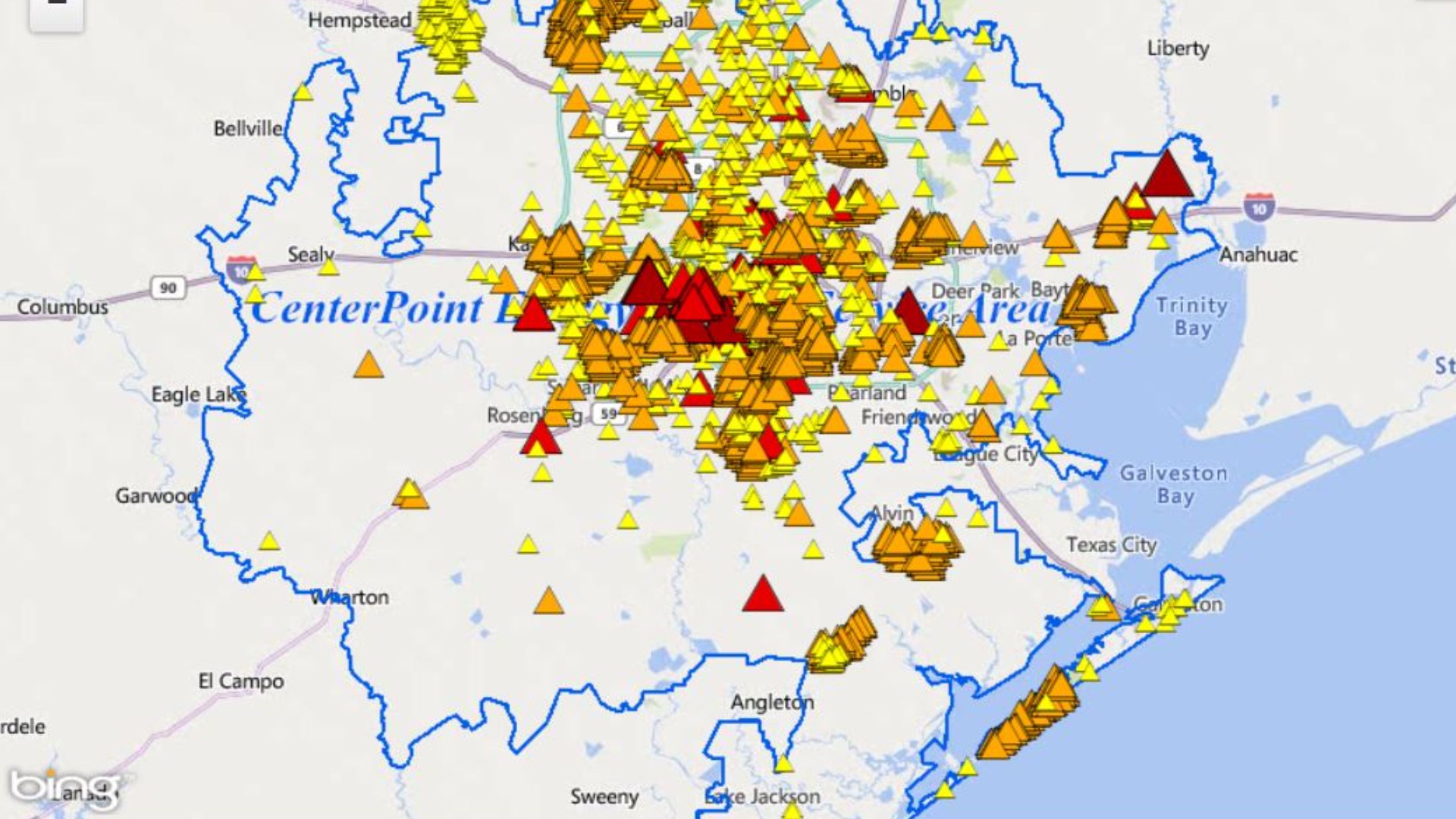 Houston, Texas freeze coverage: Power and water outages, forecast ...