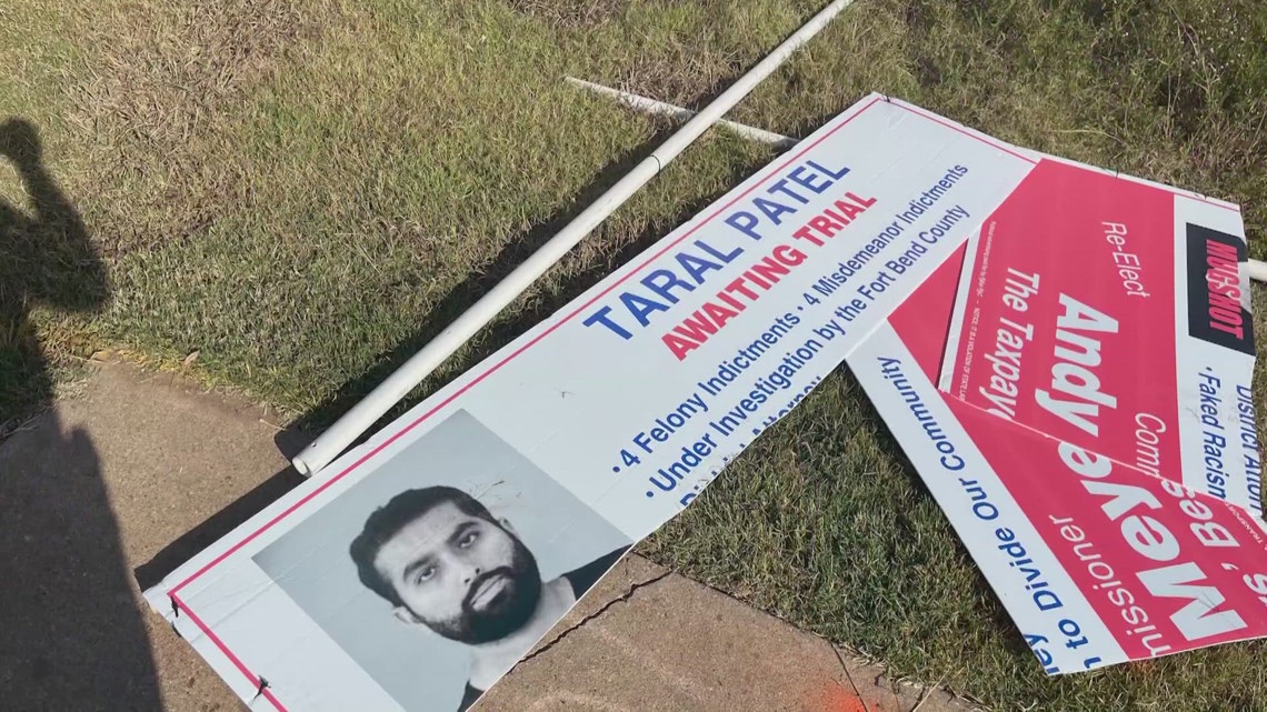 Someone is vandalizing and stealing campaign signs in Fort Bend County ...