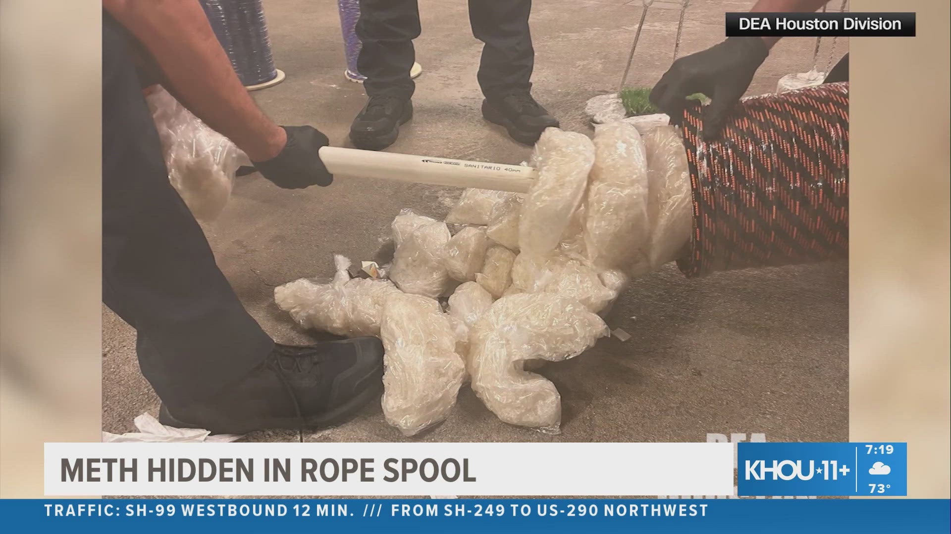 Check out what the Houston DEA found hidden in spools of rope | khou.com