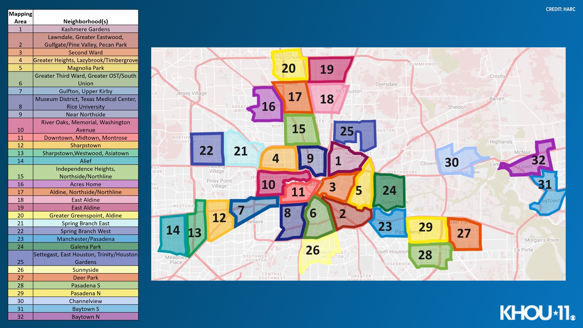 New research map shows hottest spots in Houston | khou.com