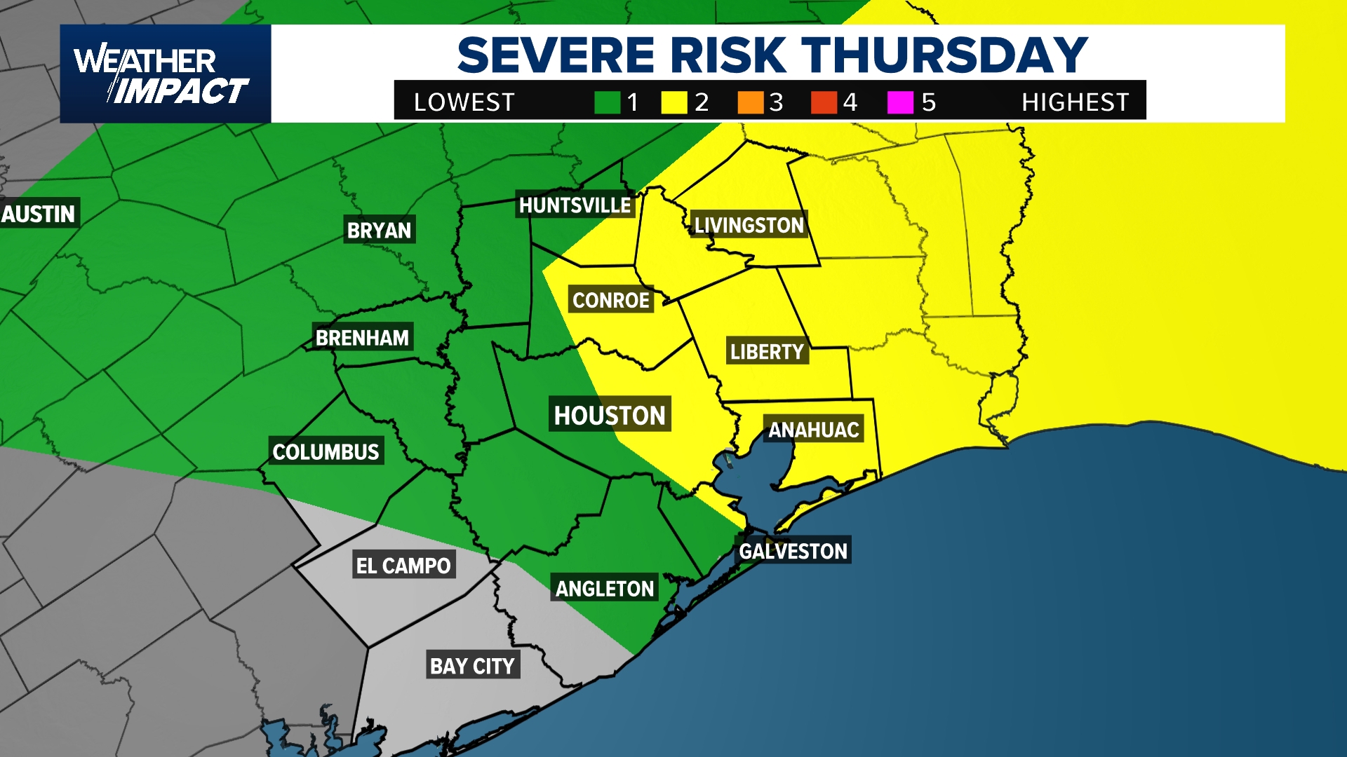 Weather Impact Alert | Strong storms with high wind and tornadoes ...