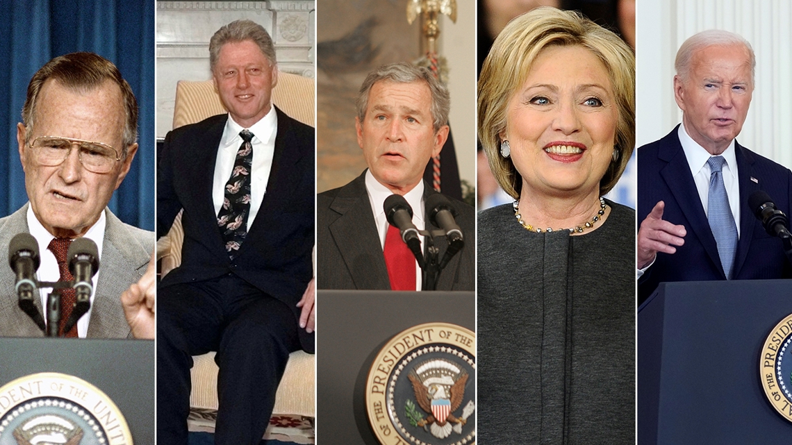 Bush, Clinton, Biden spend 48 years in presidential elections | khou.com