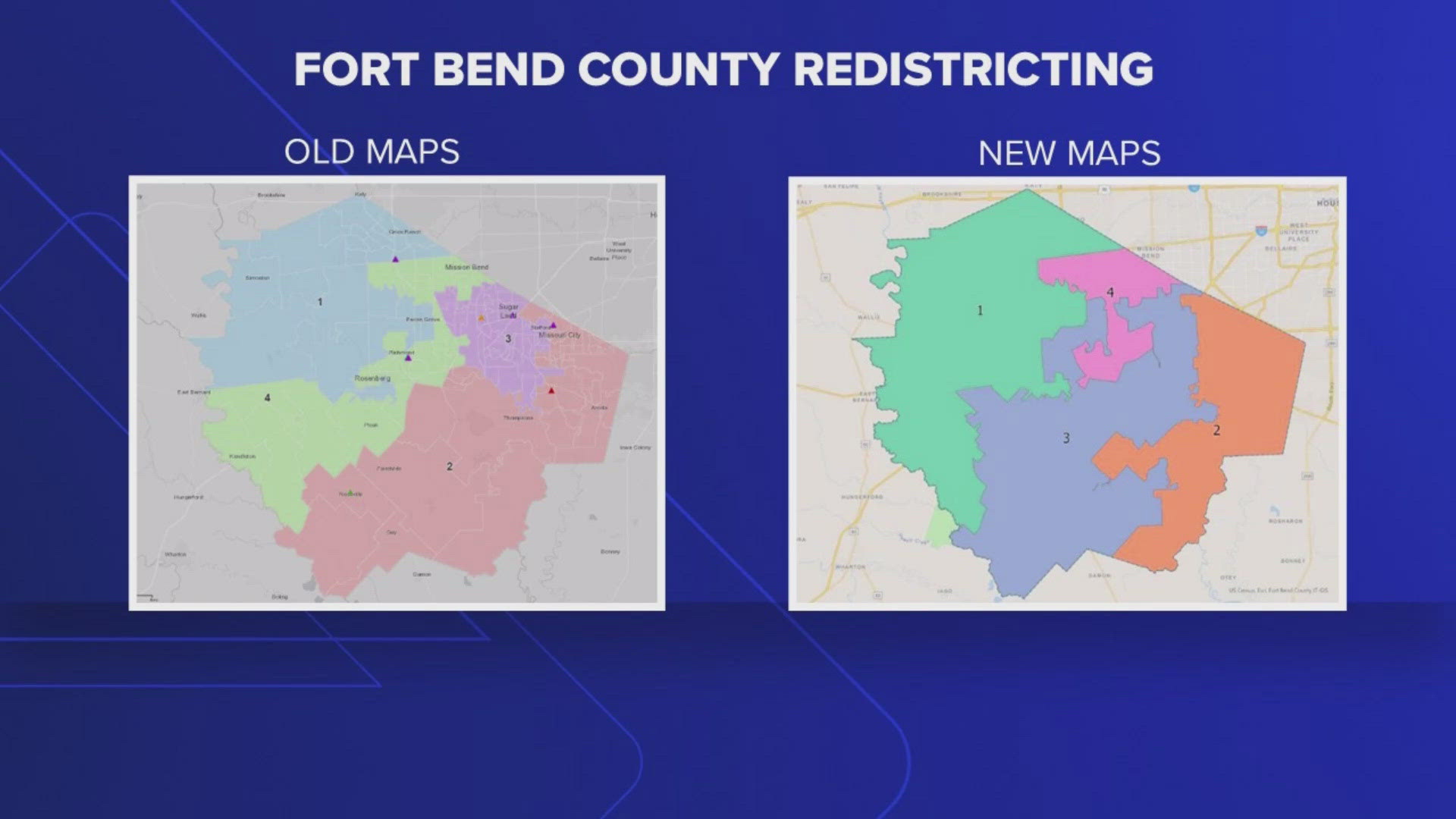 Fort Bend County commissioners approve controversial new redistricting ...