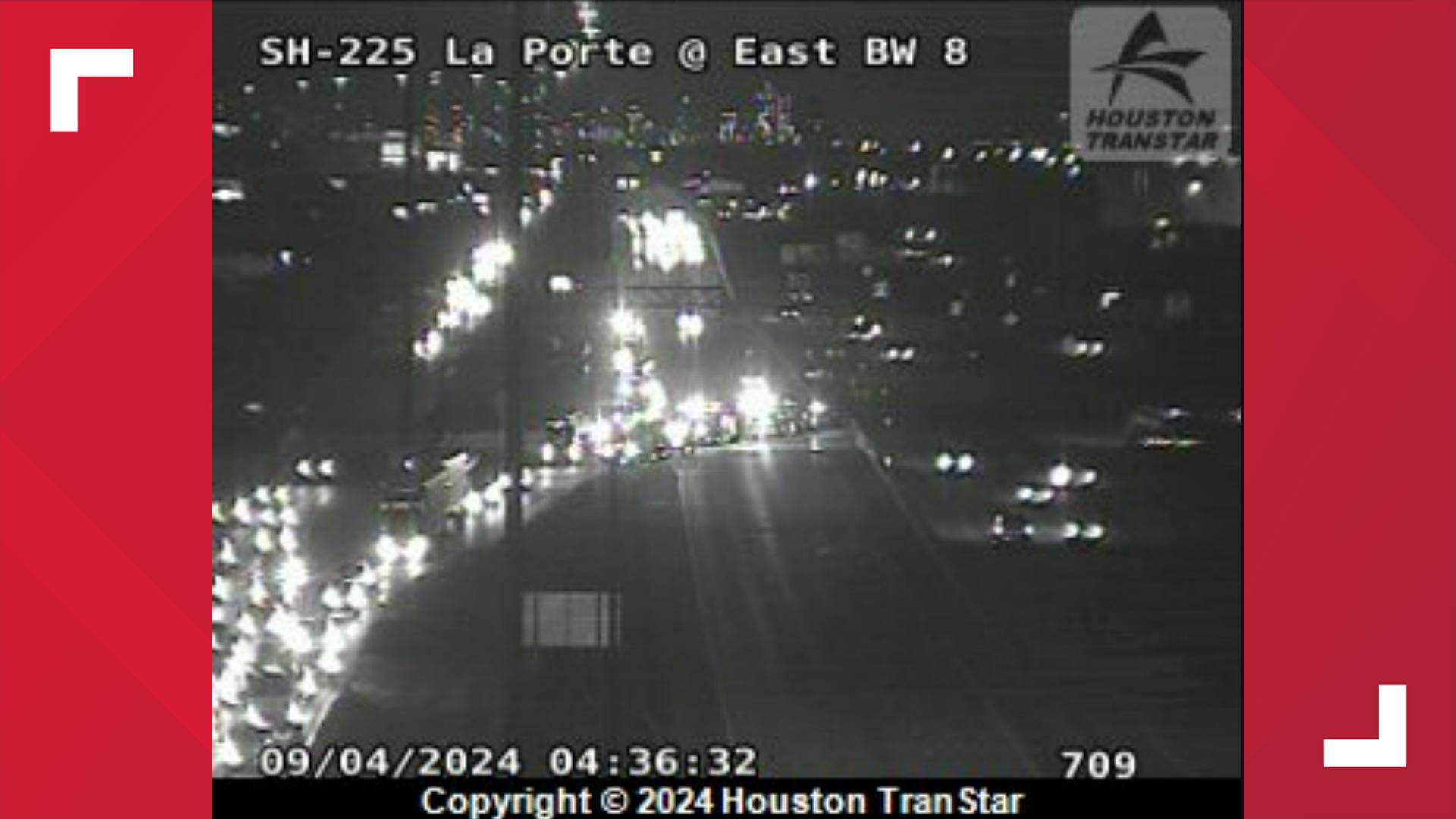 Highway 225 shut down near Beltway 8 due to deadly crash | khou.com