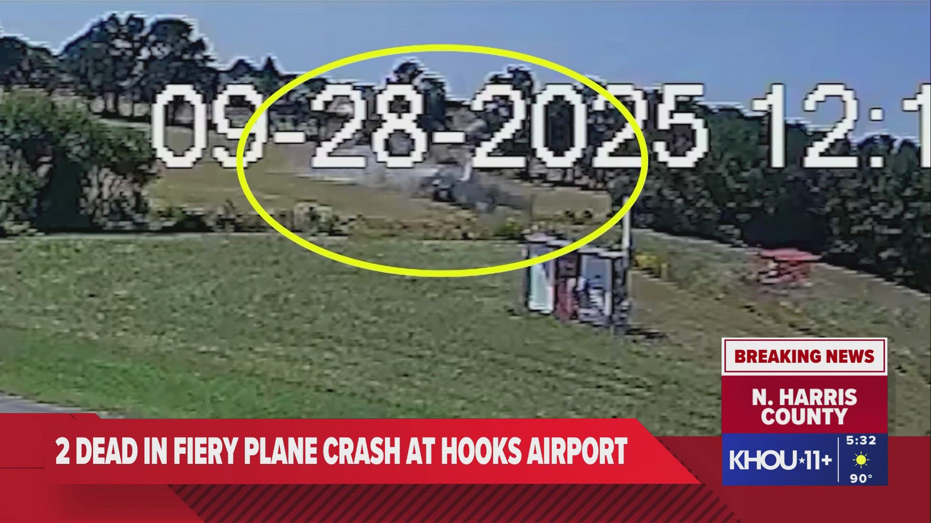 2 dead in fiery plane crash at Hooks Airport in Klein area, sheriff ...