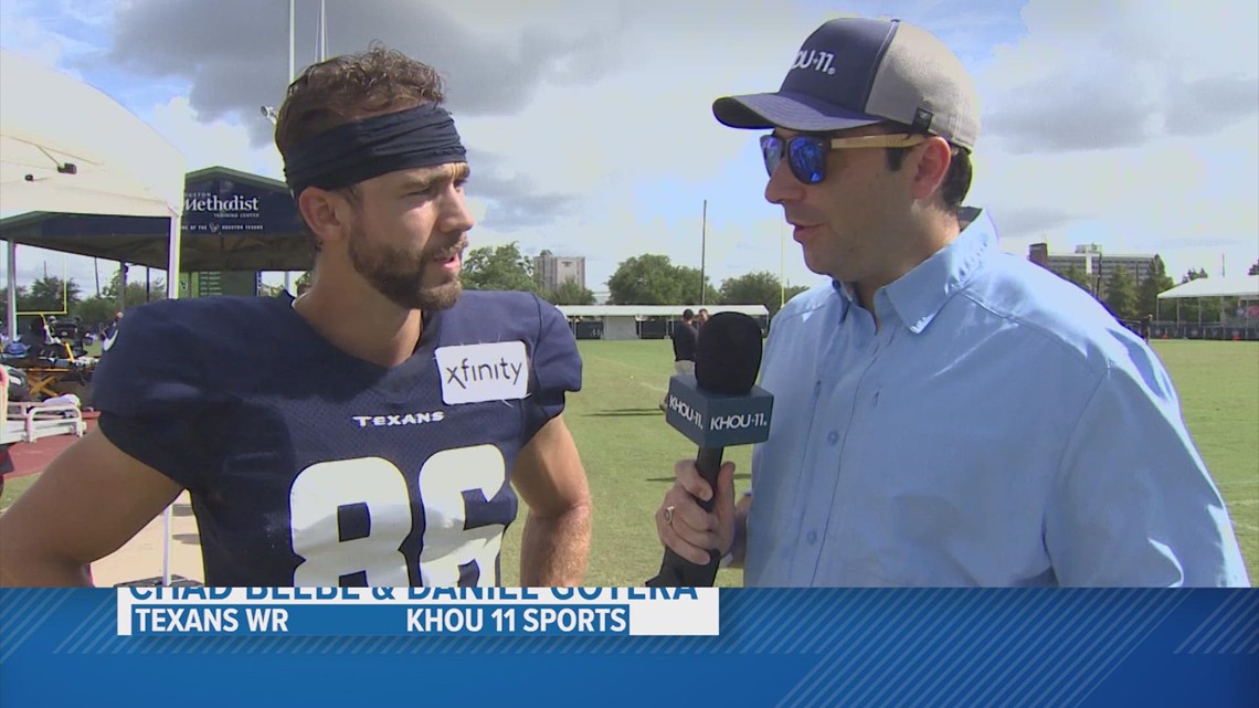 If Texans receiver Chad Beebe's name sounds familiar, it should | khou.com