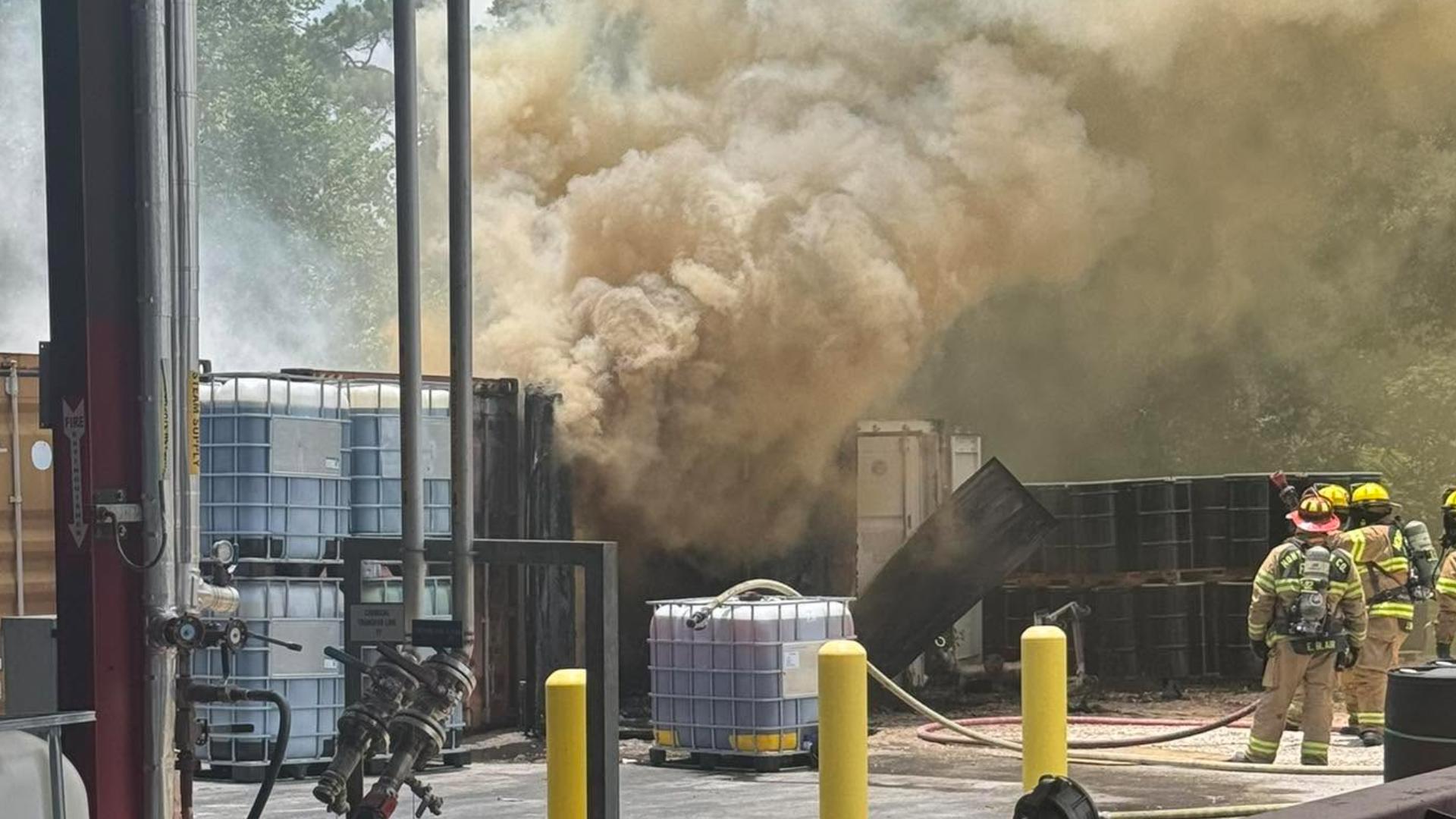 The Woodlands Fire Department Hazmat team responds to chemical plant ...