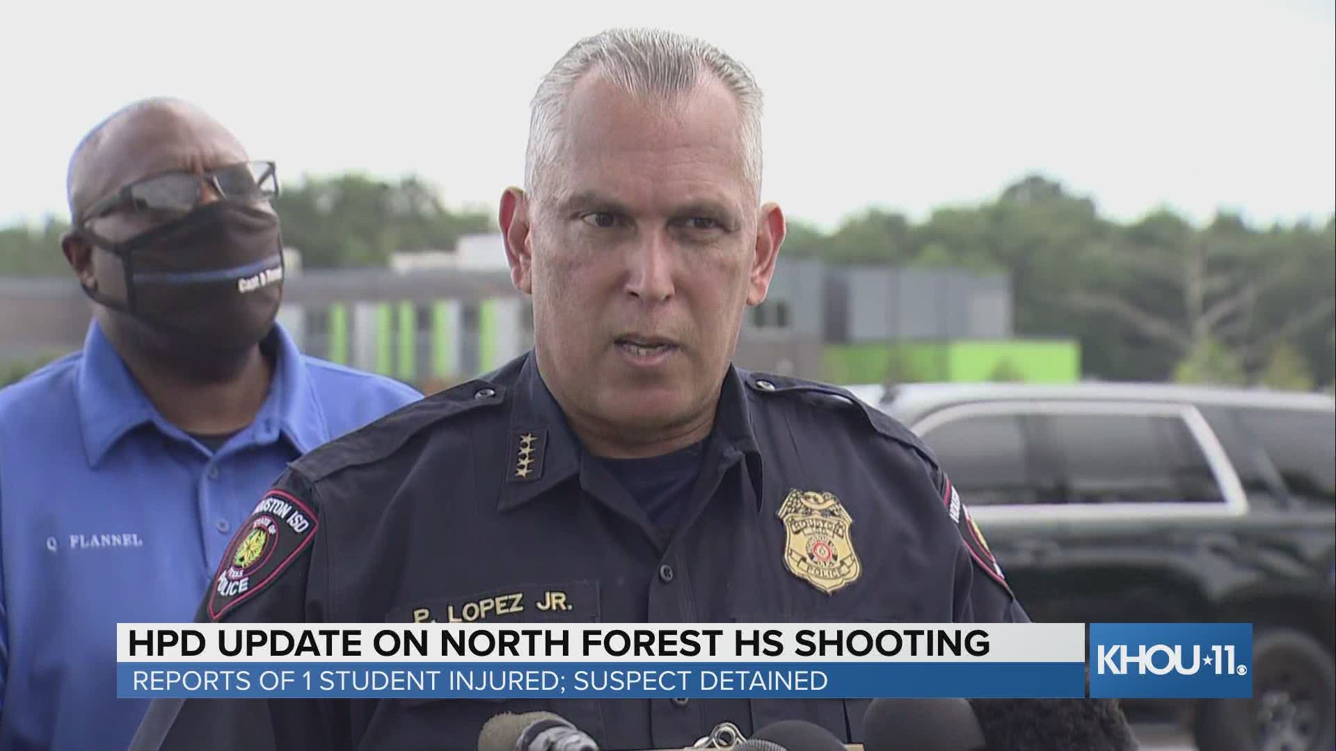 HISD police update on shooting at North Forest High School | khou.com