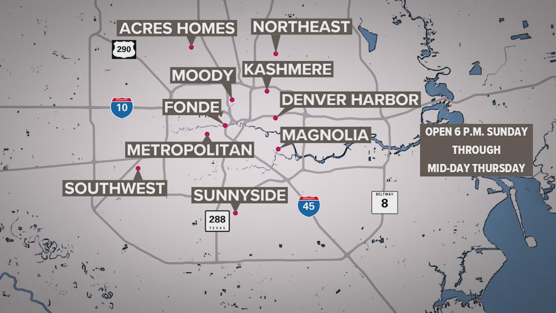 Freeze 2025: List of warming centers across Houston area and Southeast ...