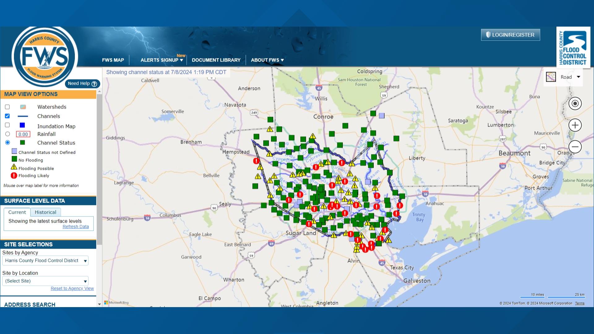Are bayous and channels flooding in Houston? | khou.com