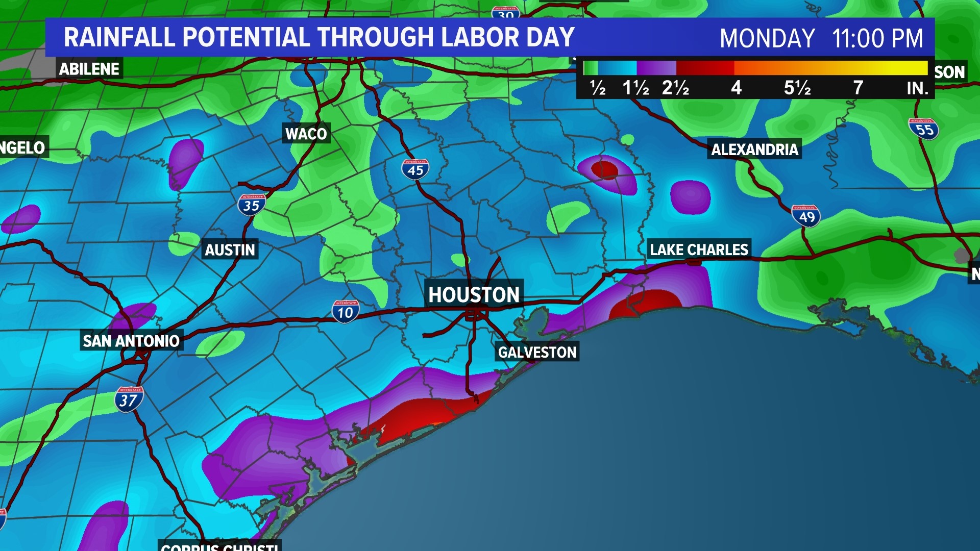 Houston, Texas weather: Rain chances continue | khou.com