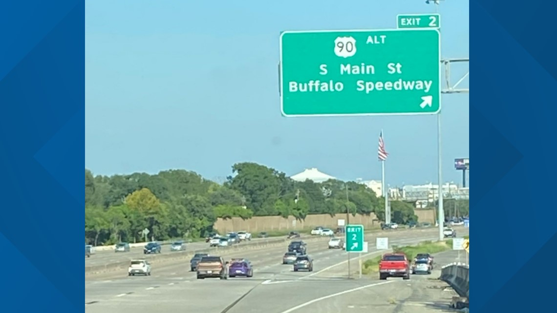 Main/Buffalo Speedway exit from South Loop closed | khou.com