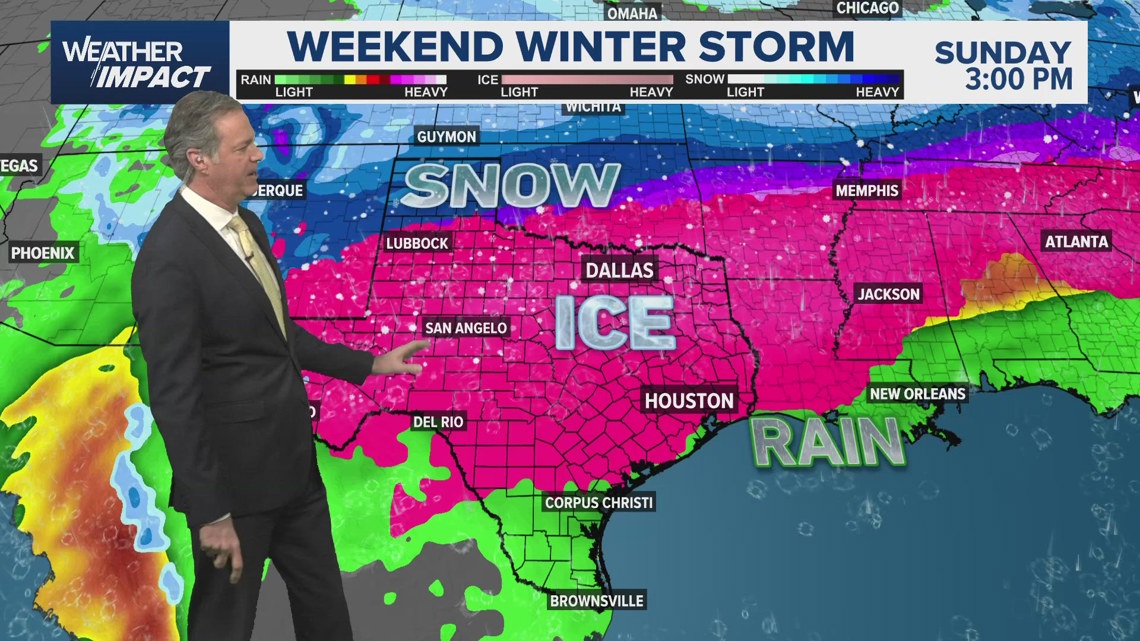Texas weather update: Houston could get cold rain, then ice | khou.com