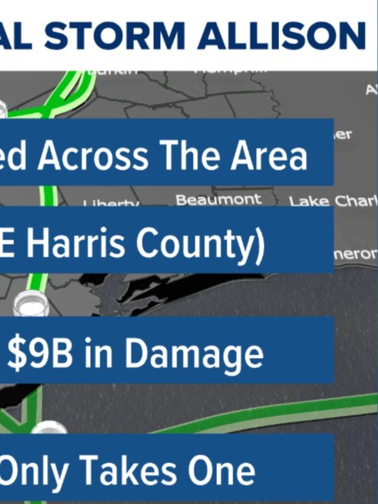 When did Tropical Storm Allison hit Houston? | Path, landfall, rainfall ...