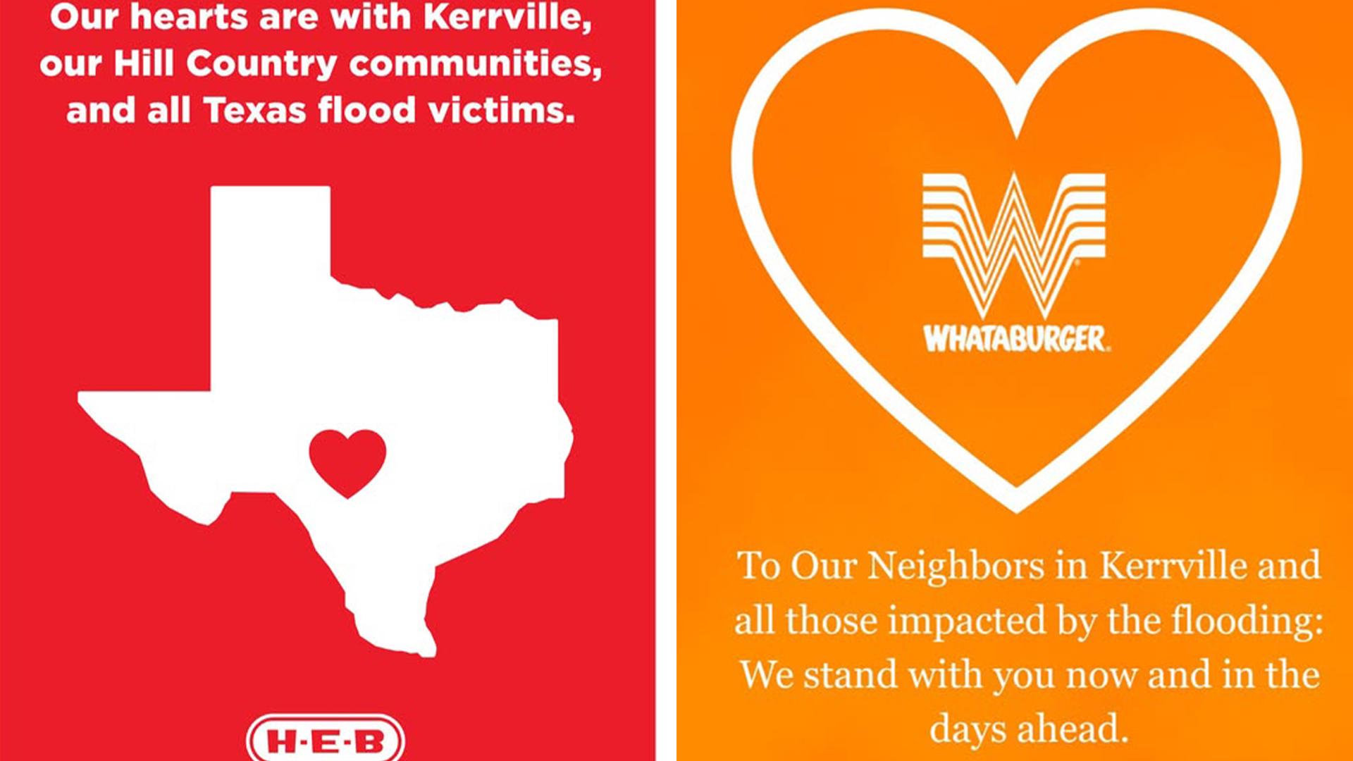 H-E-B and Whataburger aid flood victims, first responders in Texas ...