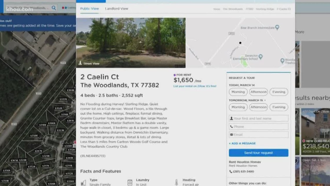 Realtor warns about fake rental listings in The Woodlands | khou.com