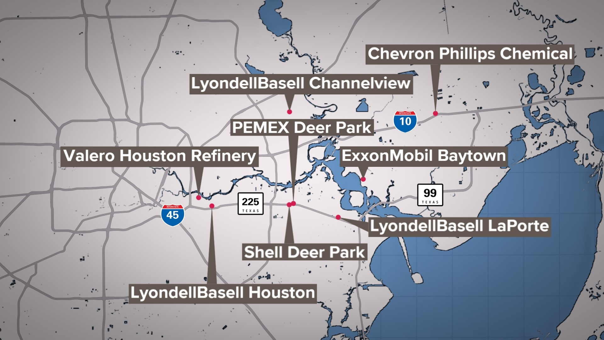 Plants alert the public to flaring near Houston Ship Channel | khou.com