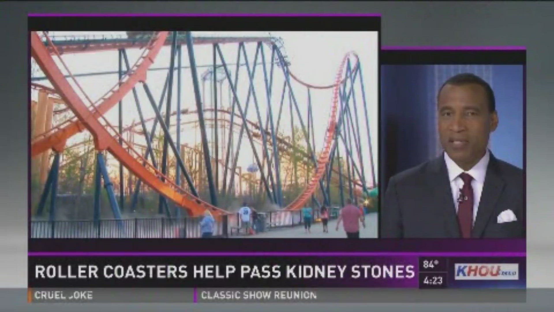 Got kidney stones? Try a roller coaster | khou.com