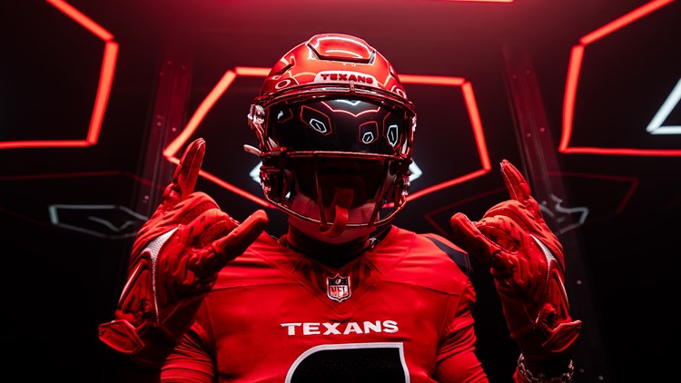 Texans unveil new uniforms, including jerseys, helmets | khou.com
