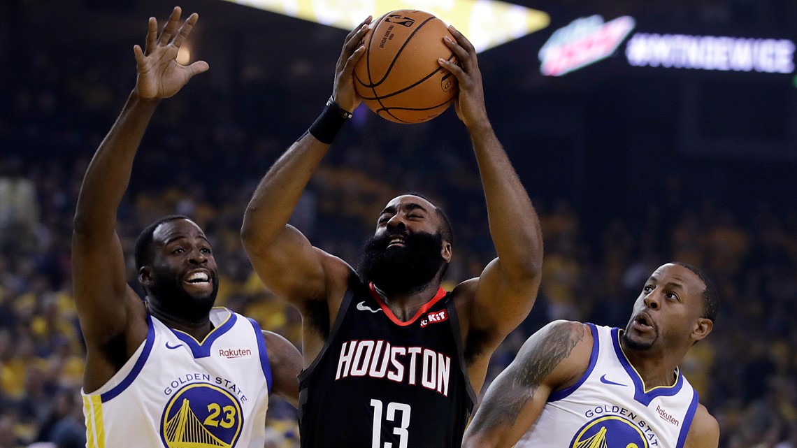 Curry, short-handed Warriors knock out Rockets in Game 6 | khou.com