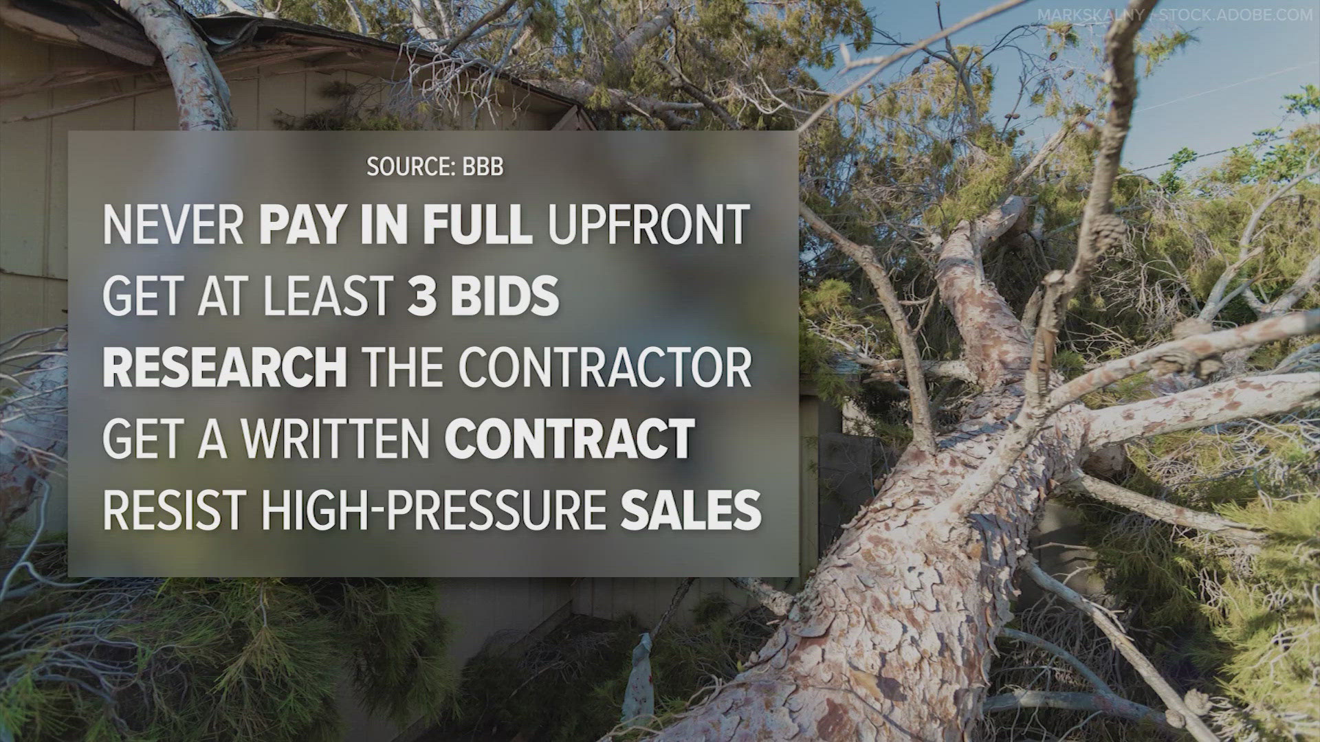 Beware of shady contractors when hiring someone to repair storm damage ...