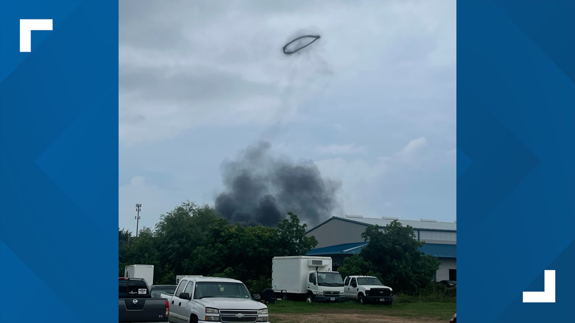 Firefighters battle silo fire near Tomball | khou.com