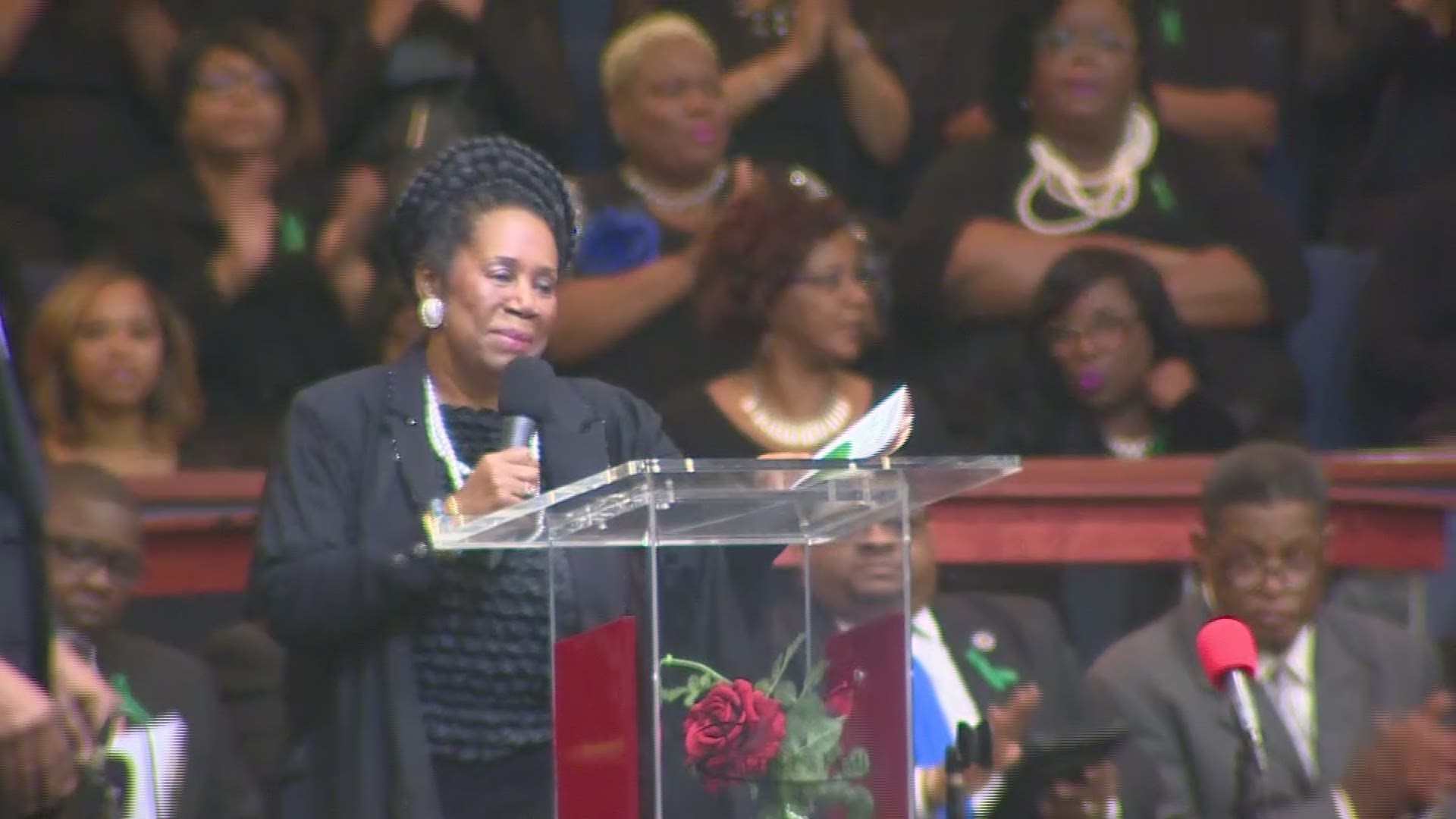 Sheila Jackson Lee speaks about Houston Gospel artist LaTonya Earl ...