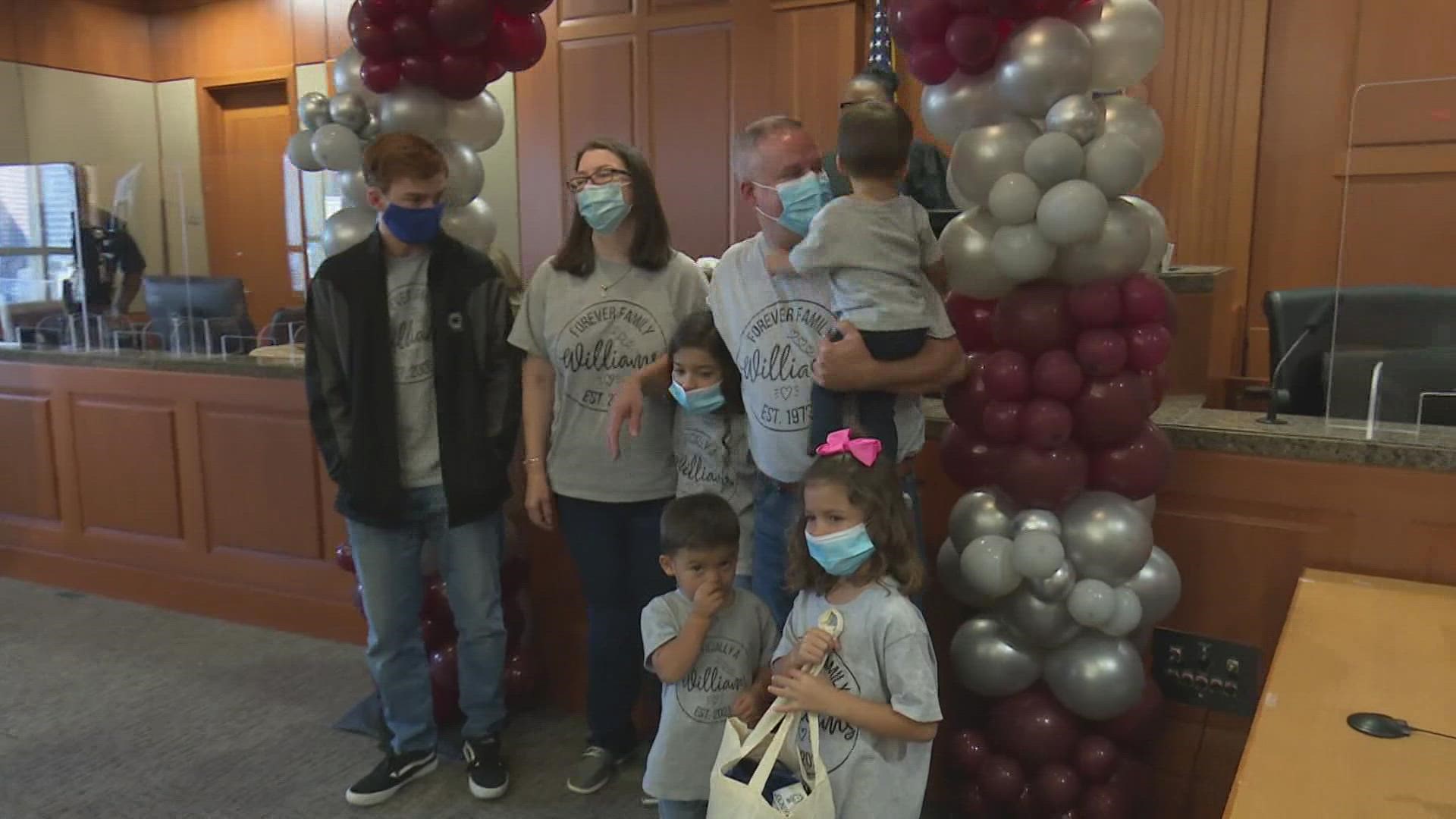 Houston foster children get new families on National Adoption Day ...