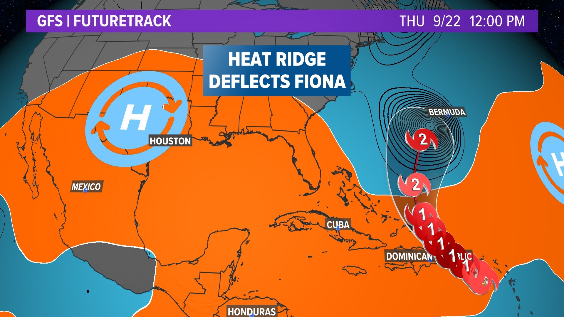 Tropical Storm Fiona update: Atlantic storm moving to the west | khou.com