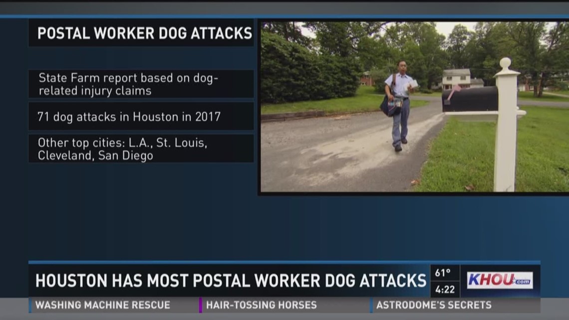 Houston has the most postal worker dog attacks in the country | khou.com