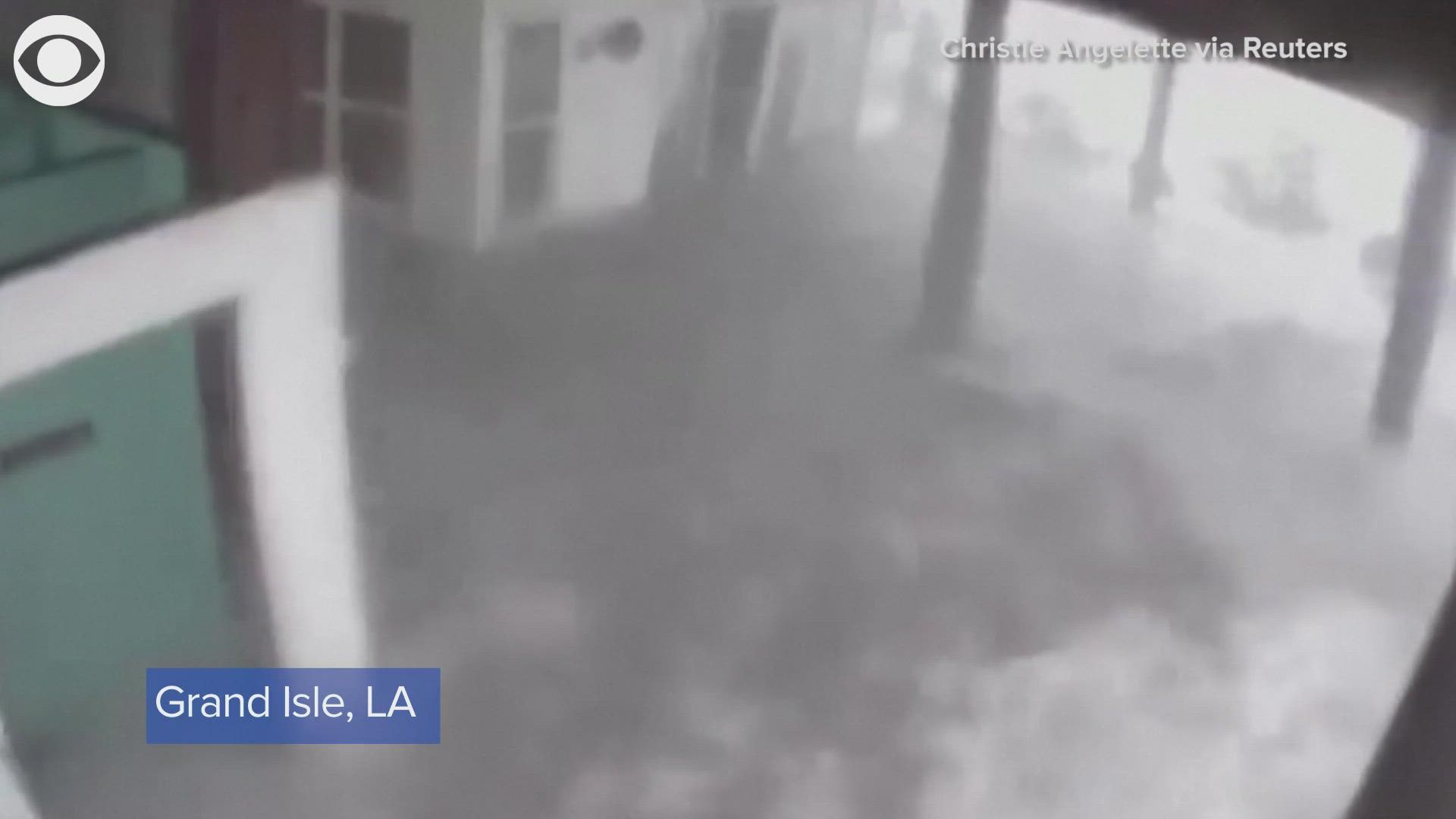 Water slams home in Grand Isle, Louisiana as Hurricane Ida moves in | khou.com