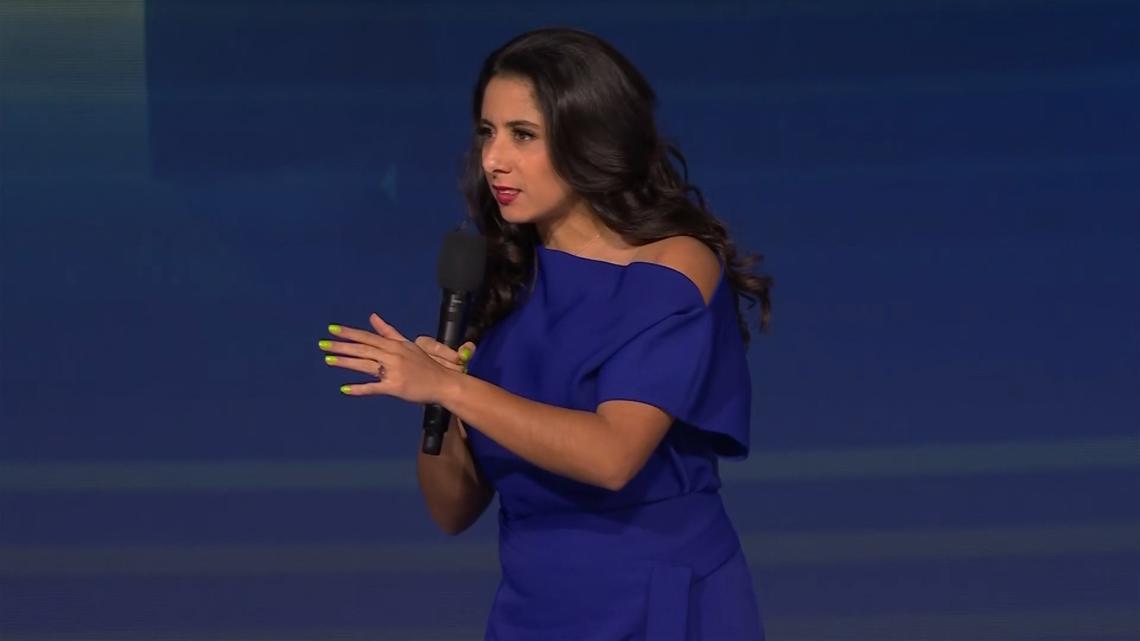 Harris County Judge Lina Hidalgo speaks at DNC | khou.com