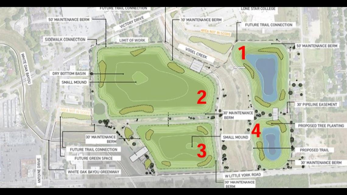 Houston neighborhood to be turned into water detention basin | khou.com