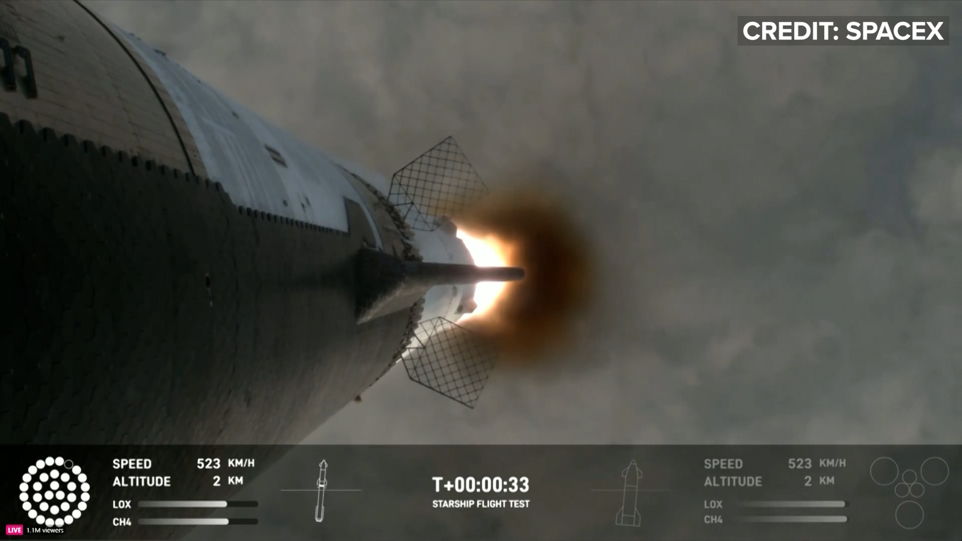 SpaceX's Starship punches through clouds on its fourth test launch out ...