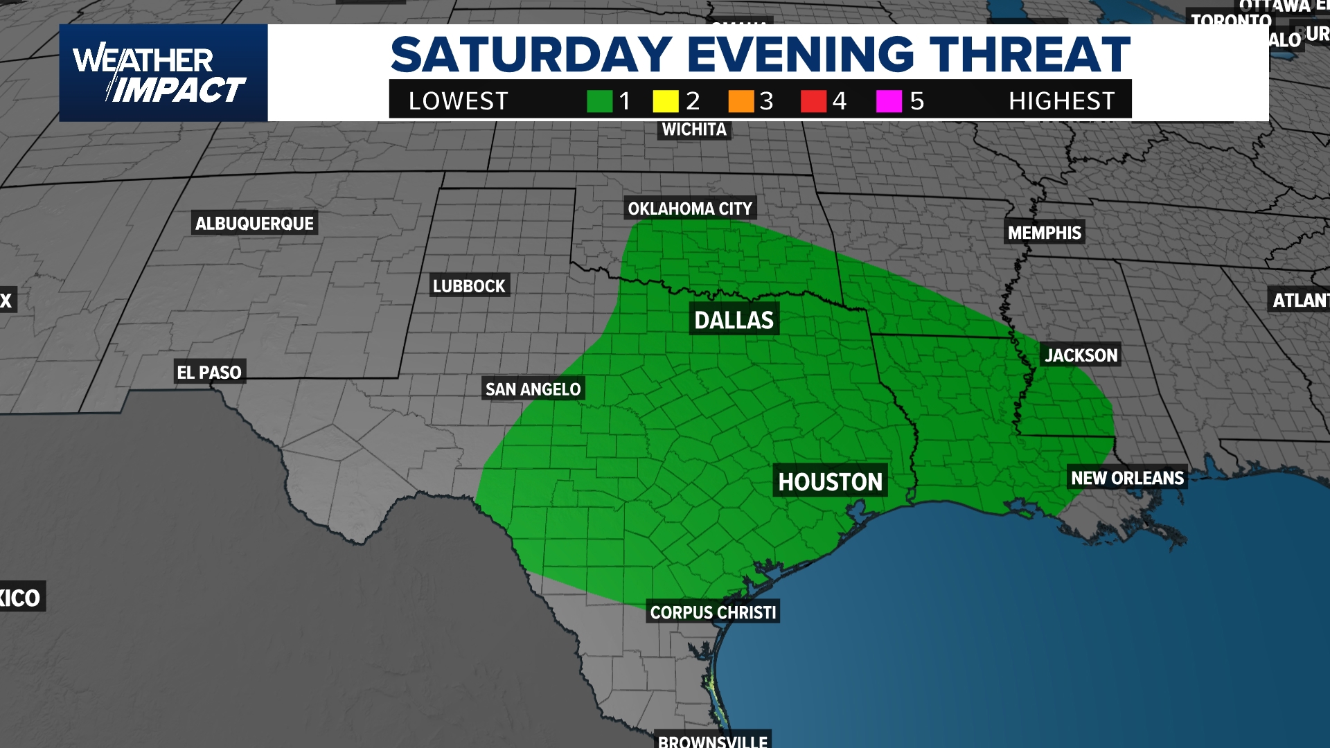 Houston forecast: Hourly Weather Impact Alert issued for possible ...