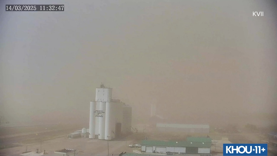 Video shows dust storm in Texas Panhandle | khou.com
