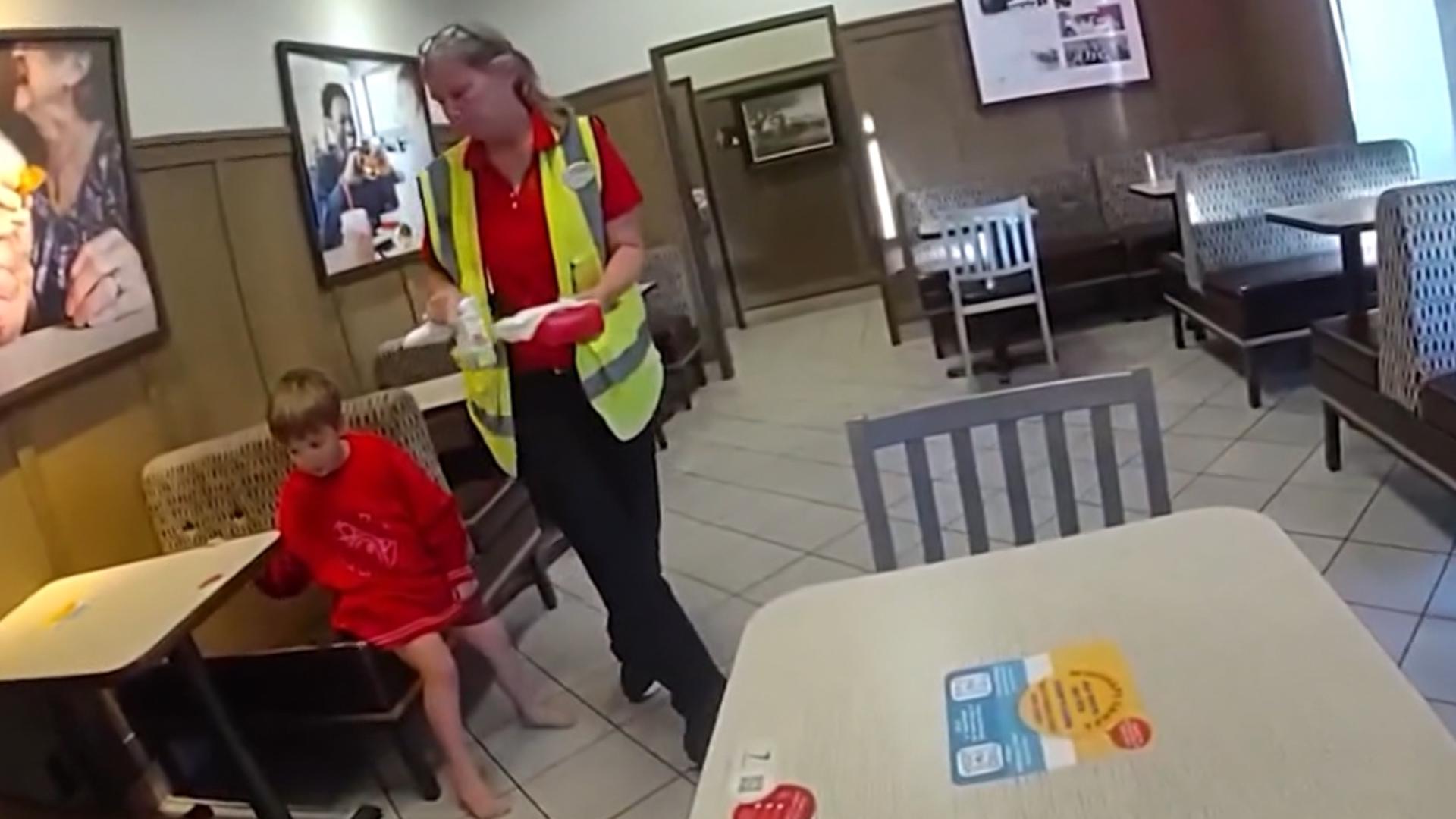 Viral video: Little boy wanders away from home to eat at Chick-fil-A ...