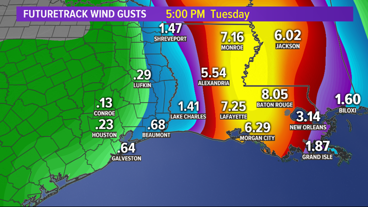 Tropical Storm Barry track: Interactive map and expected rainfall | khou.com