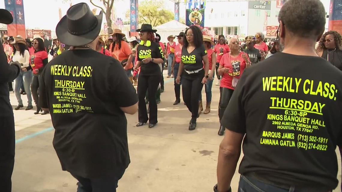 KHOU 11's Shern-Min Chow get a lesson in swing dancing at RodeoHouston ...