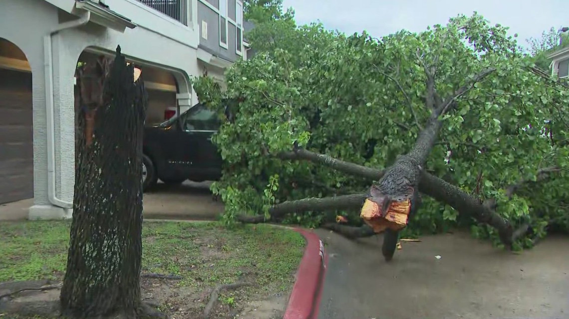 Houston-area storm damage: Montgomery and Harris counties hit hard ...