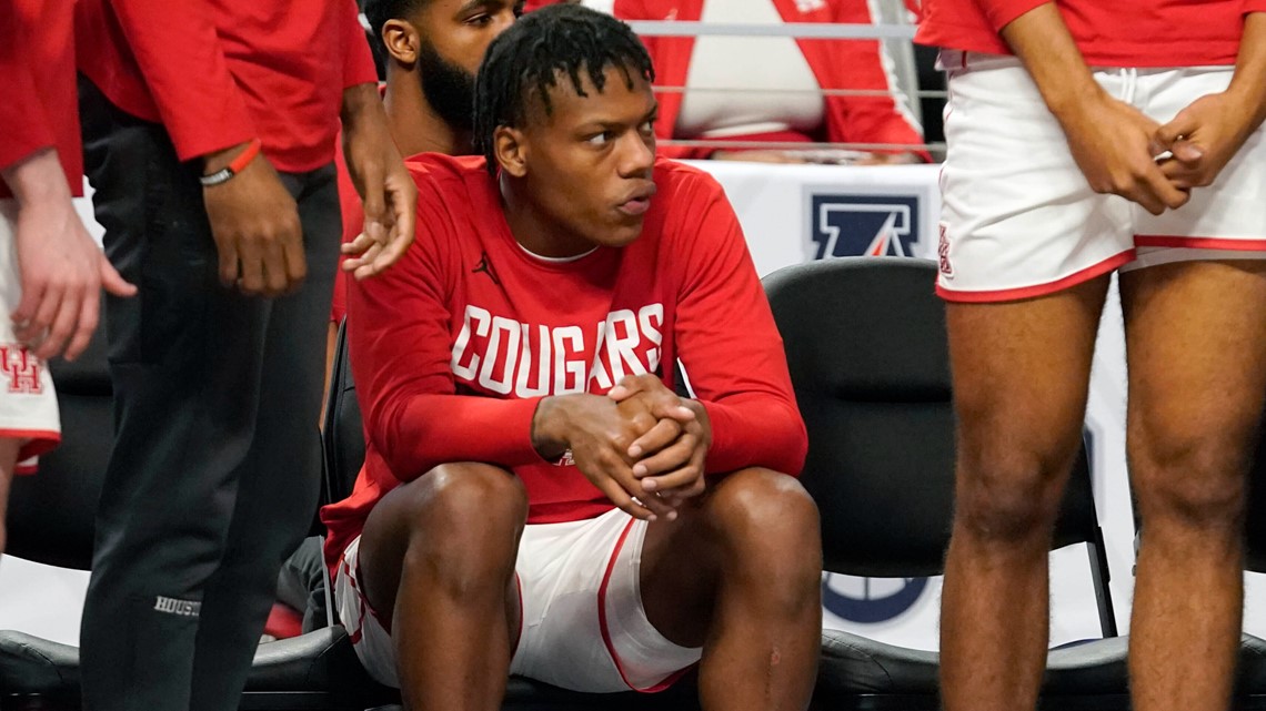 Marcus Sasser update: Houston guard will play against Auburn | khou.com