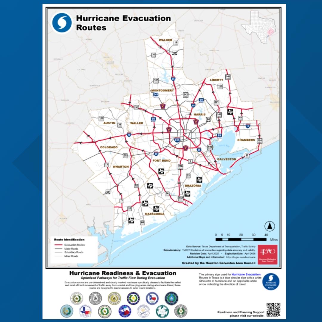 Texas Hurricane evacuation zones and routes: See and print maps | khou.com