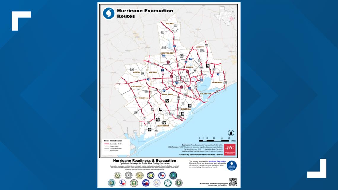 Texas Hurricane evacuation zones and routes: See and print maps | khou.com