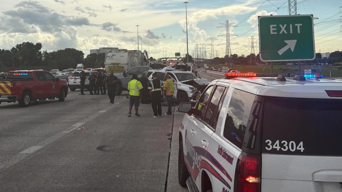 Houston traffic delays after crash on Beltway 8 North | khou.com