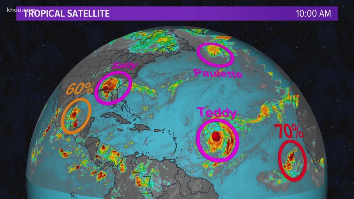 Tracking the Tropics: Latest updates on hurricanes Sally, Paulette and ...
