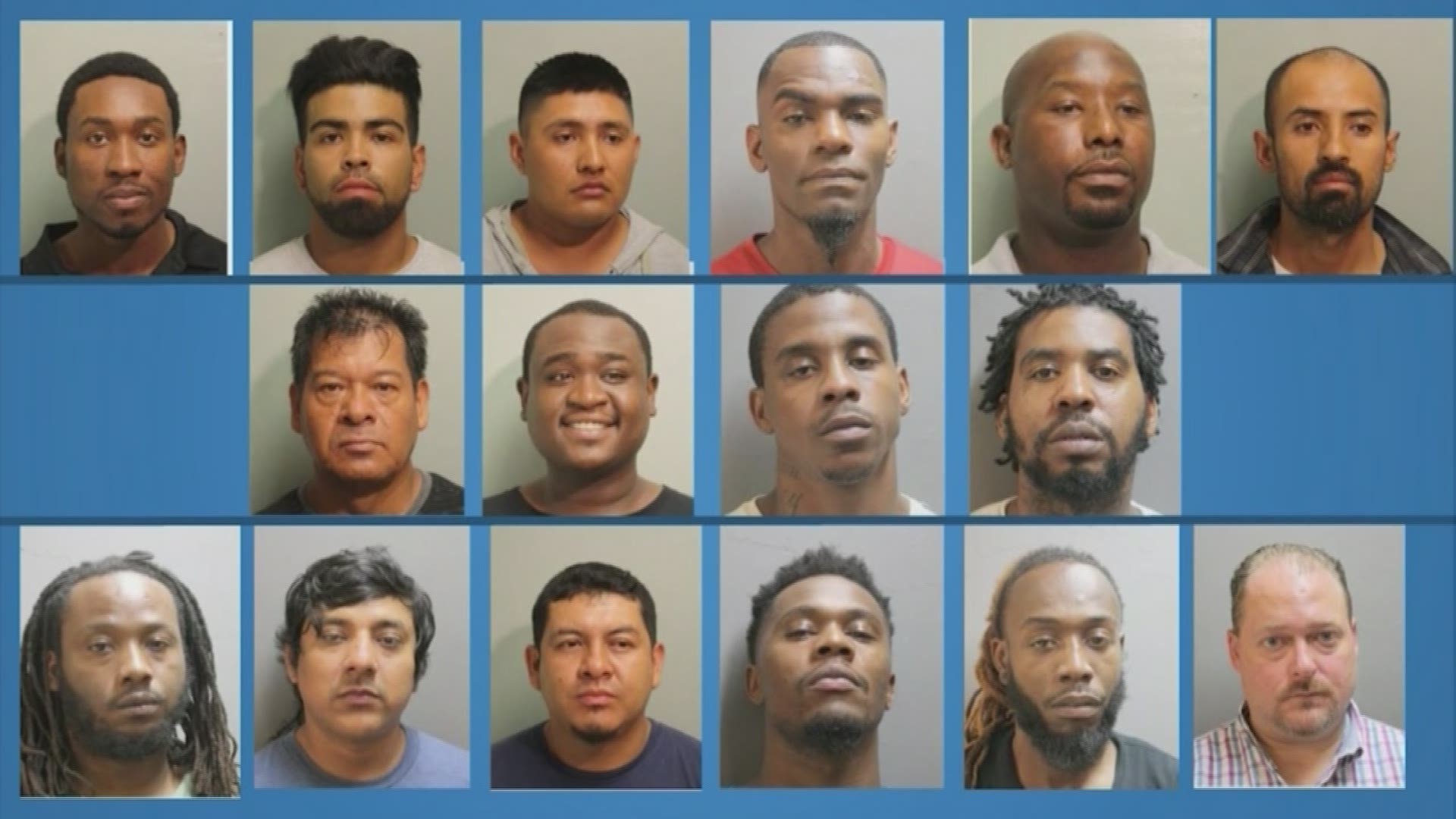 Sixteen arrested after undercover operation on drugs, prostitution ...